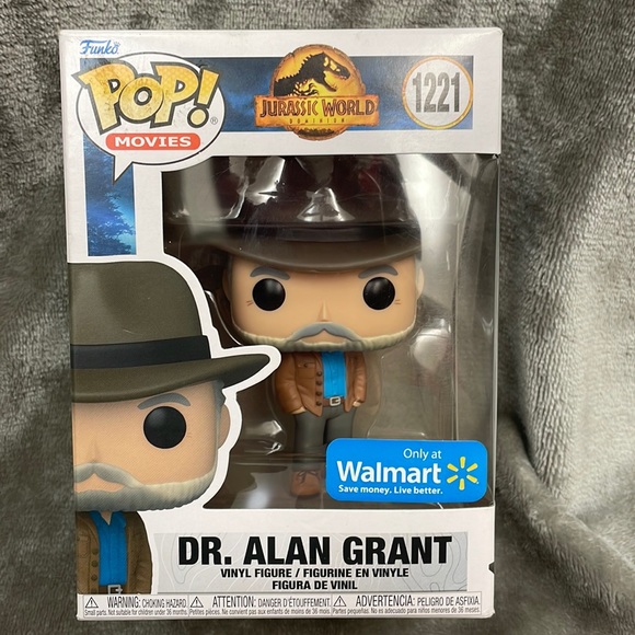 Funko | Accents | Brand New Funko Pop Jurassic World Dominion Dr Alan ...